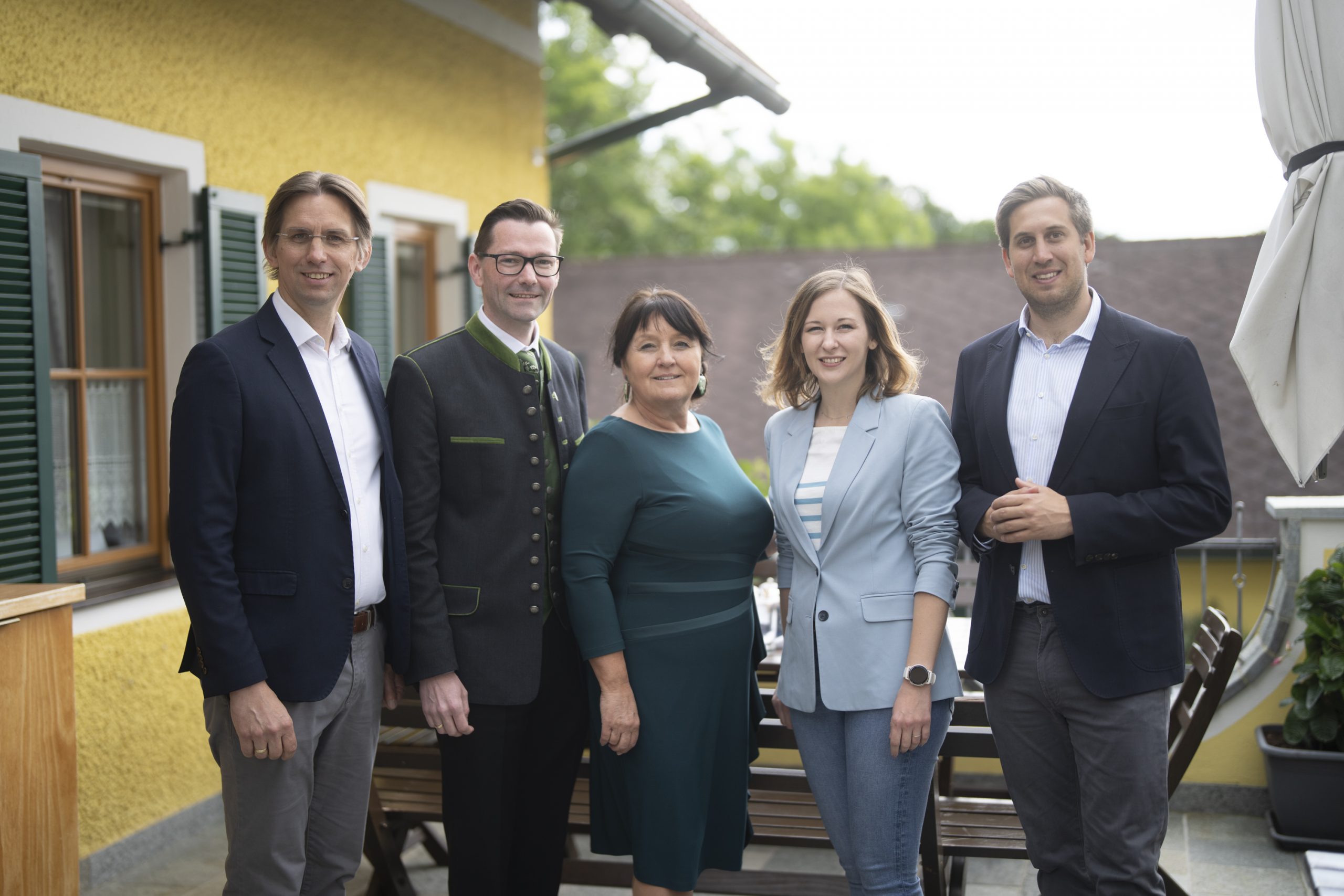 LH-Stv. Khom besuchte mit Bundesministerin Plakolm und Staatssekretär Pröll den Bezirk Leibnitz ...